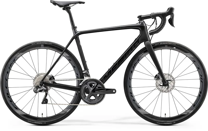 2020 Merida Scultura Disc 8000-E Road Bike in Black