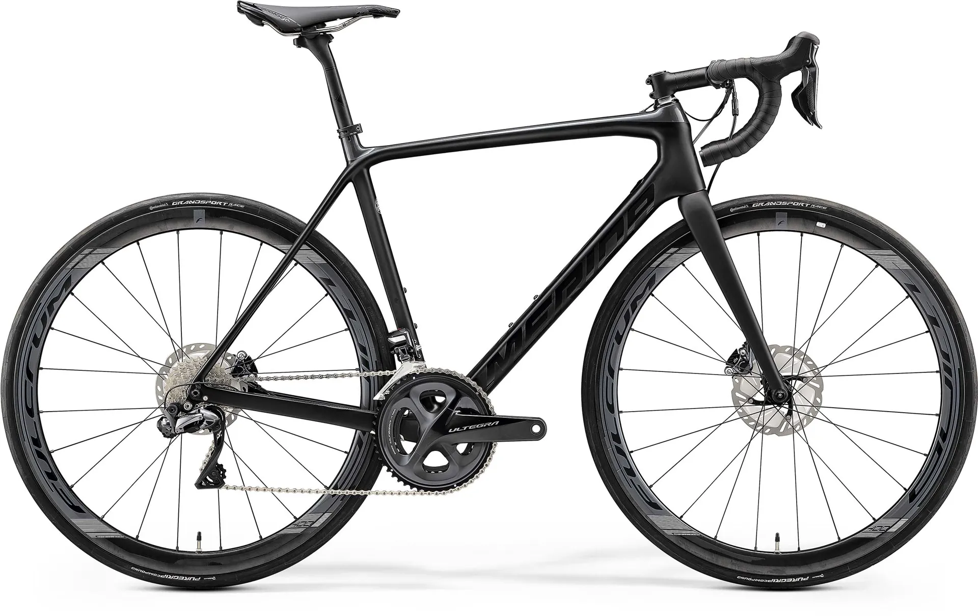 2020 Merida Scultura Disc 8000-E Road Bike in Black