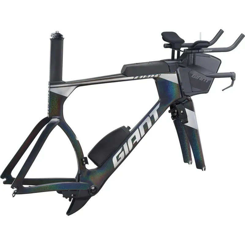Giant Trinity Advanced Pro Tri Frameset in Rainbow Black