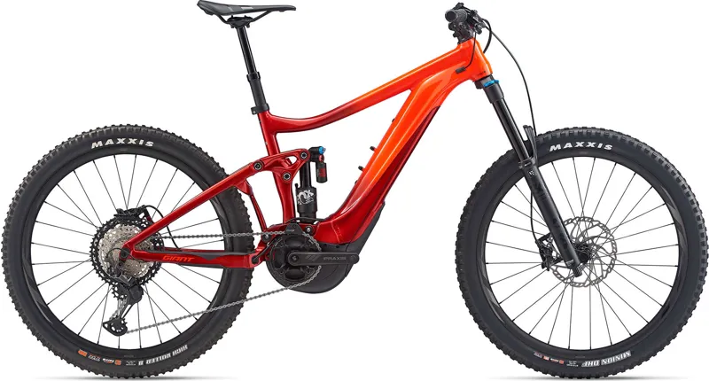 2020 Giant Reign E 1 Pro Electric Mountain Bike in Red