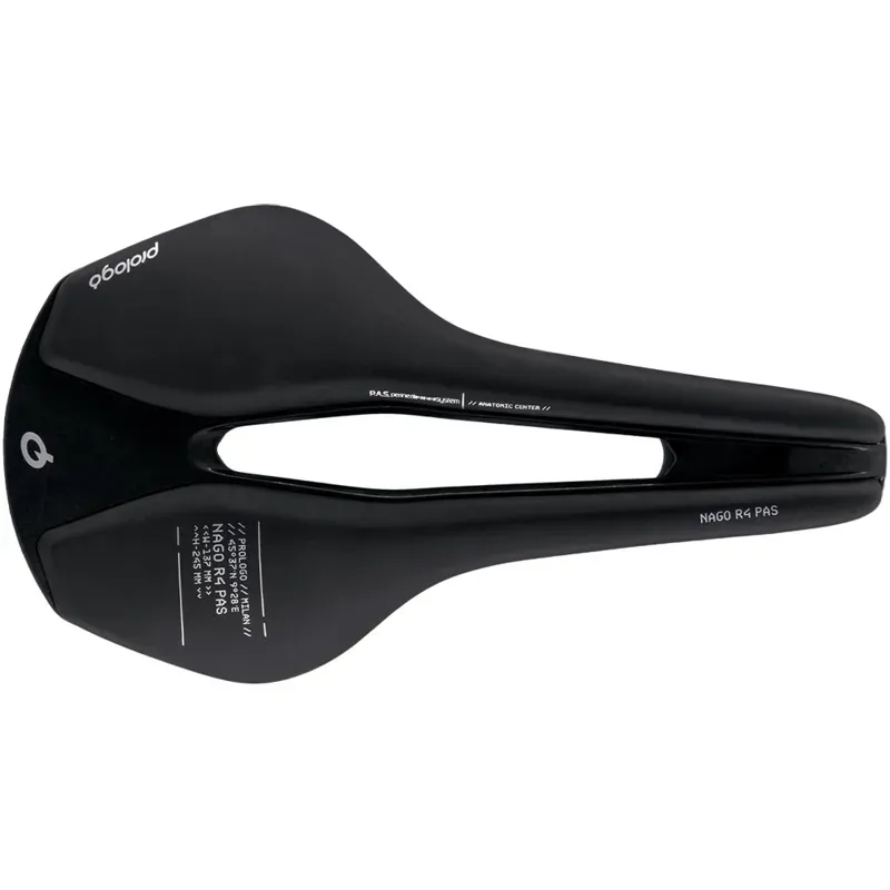 Prologo Nago R4 137mm Tirox Rail Saddle in Black