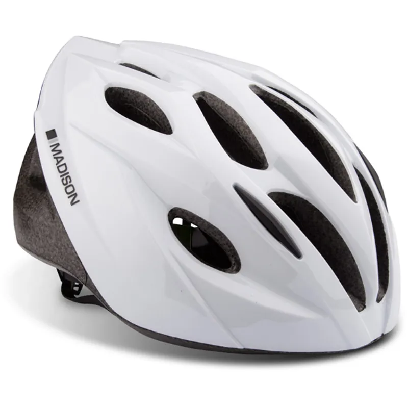 Madison Track Gloss White Helmet