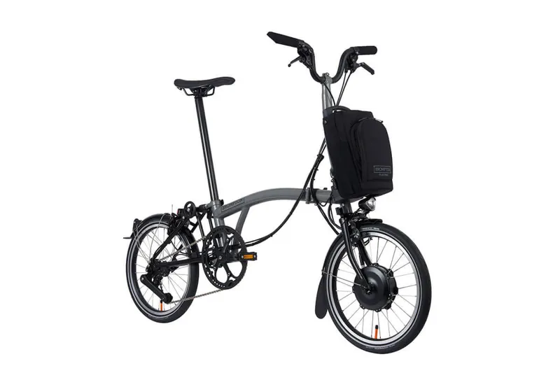 Brompton Electric P Line Urban Mid Bar Storm Grey Metallic 2024 4 Speed ...
