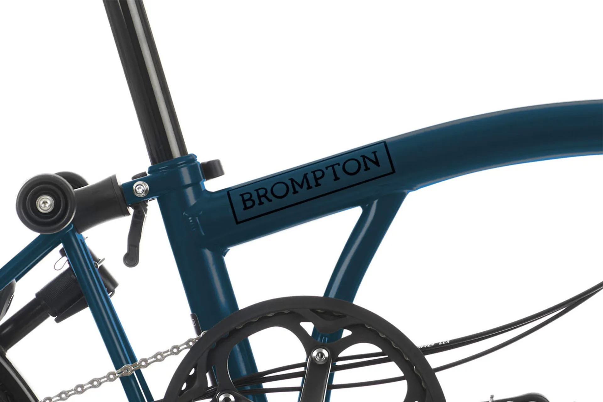 Brompton C Line Explore - High Bar- Ocean Blue 2024 - Folding Bike