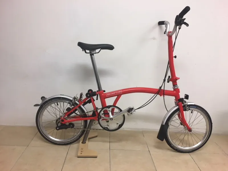 Brompton H3L Red Folding Bike