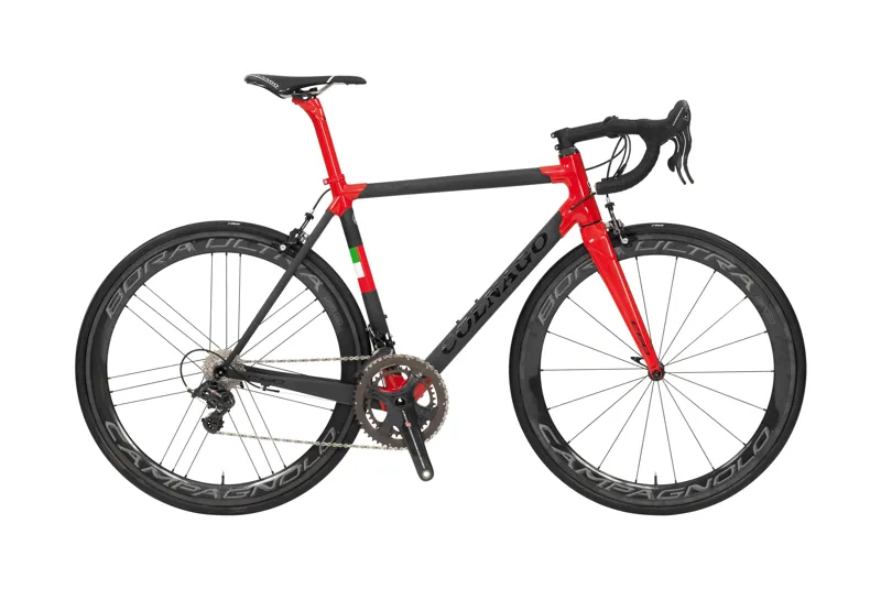 Colnago C60 Italia PLRD 2018 Dual Use Frameset Matt Black Red Lugs