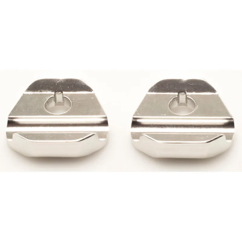 Pro Carbon 7x10 Saddle Rail Clamps in Silver