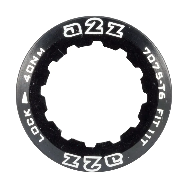A2Z Alloy Cassette Lock Ring In Black